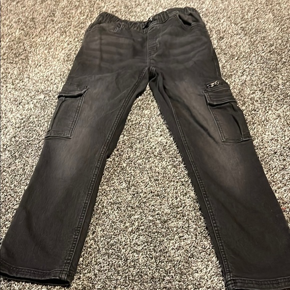 wonder nation | Bottoms | Youth Wonder Nation Black Denim Cargo Pants ...